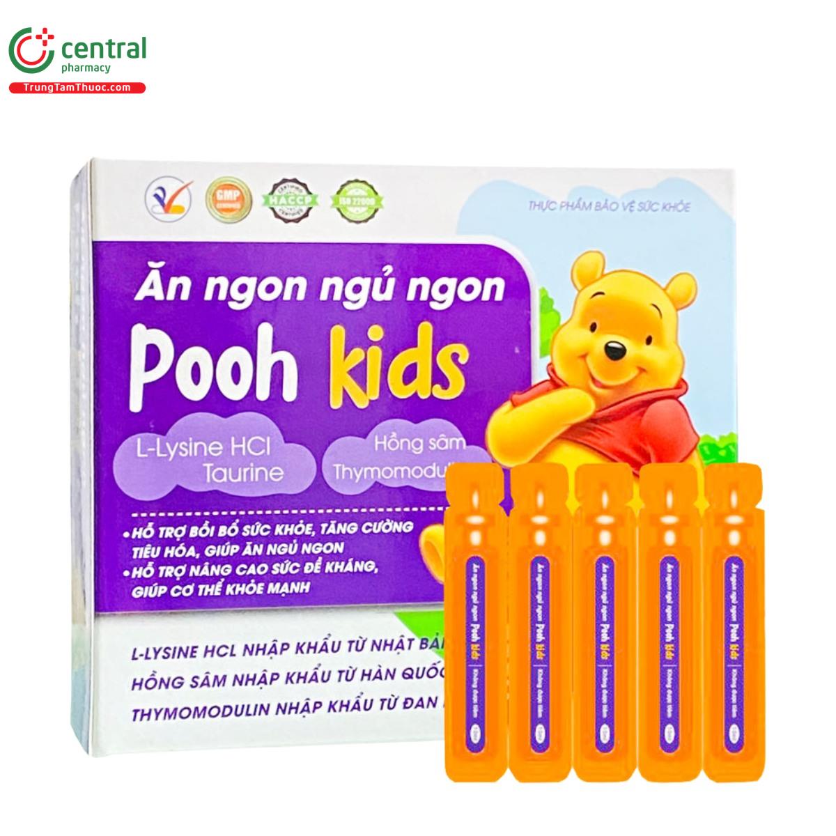 Thuốc Ăn ngon ngủ ngon Pooh Kids nâng cao sức đề kháng và tăng hấp thu ...