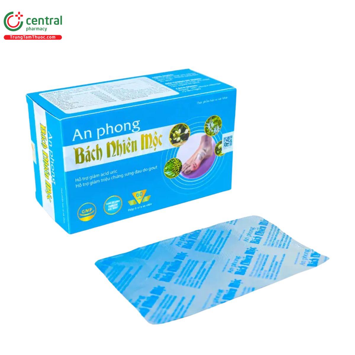 Thuốc An Phong Bách Nhiên Mộc - Giảm acid uric, hỗ trợ điều trị Gout