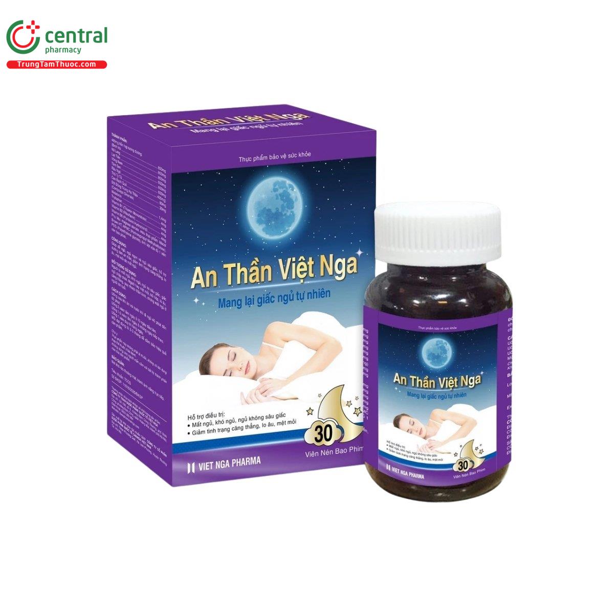An thần Việt Nga - Hỗ trợ điều trị mất ngủ, ngủ không sâu giấc