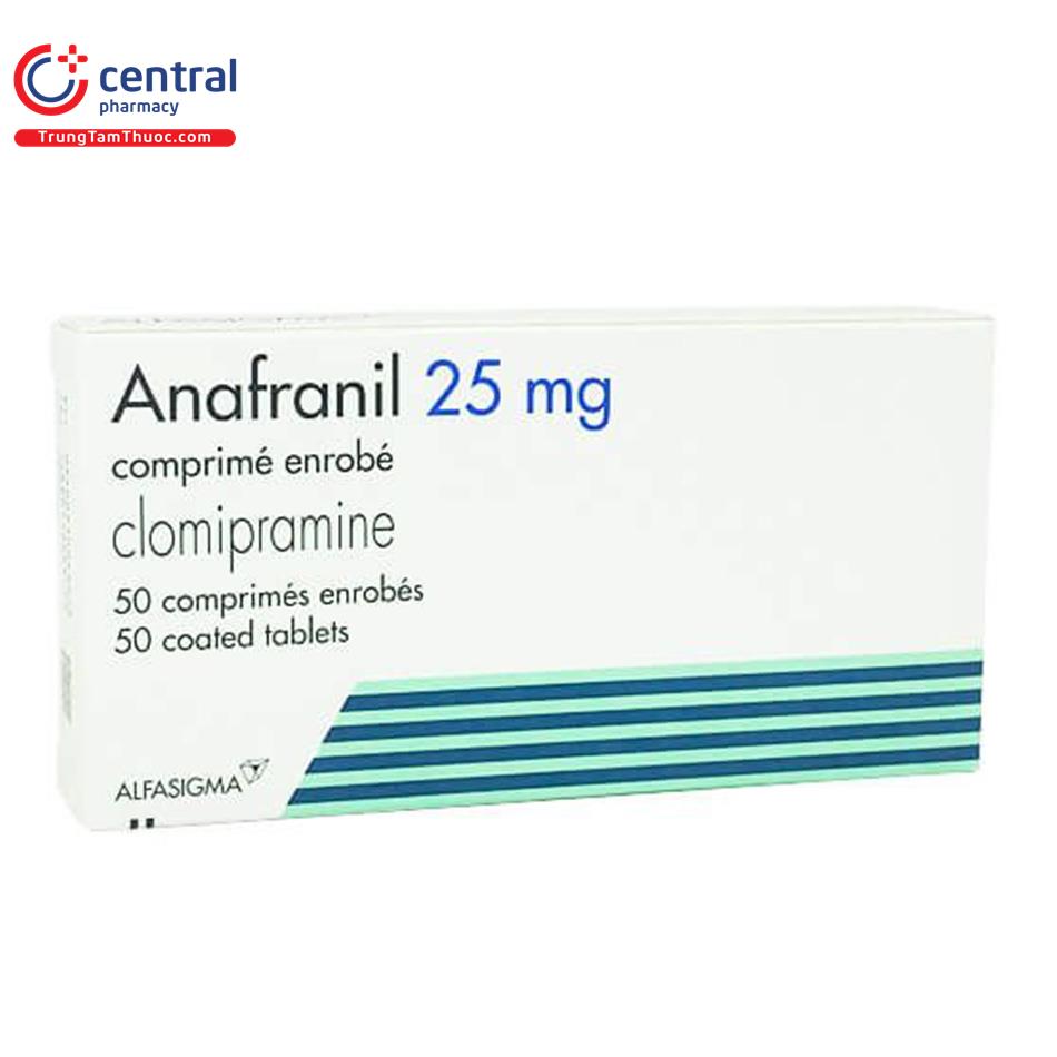 [CHÍNH HÃNG] Thuốc Anafranil 25mg Alfasigma - Thuốc trị trầm cảm