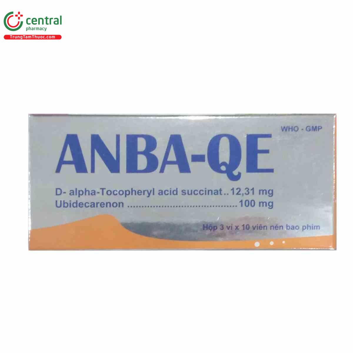 Thuốc Anba-QE điều trị thiếu máu cơ tim, đau thắt ngực hiệu quả