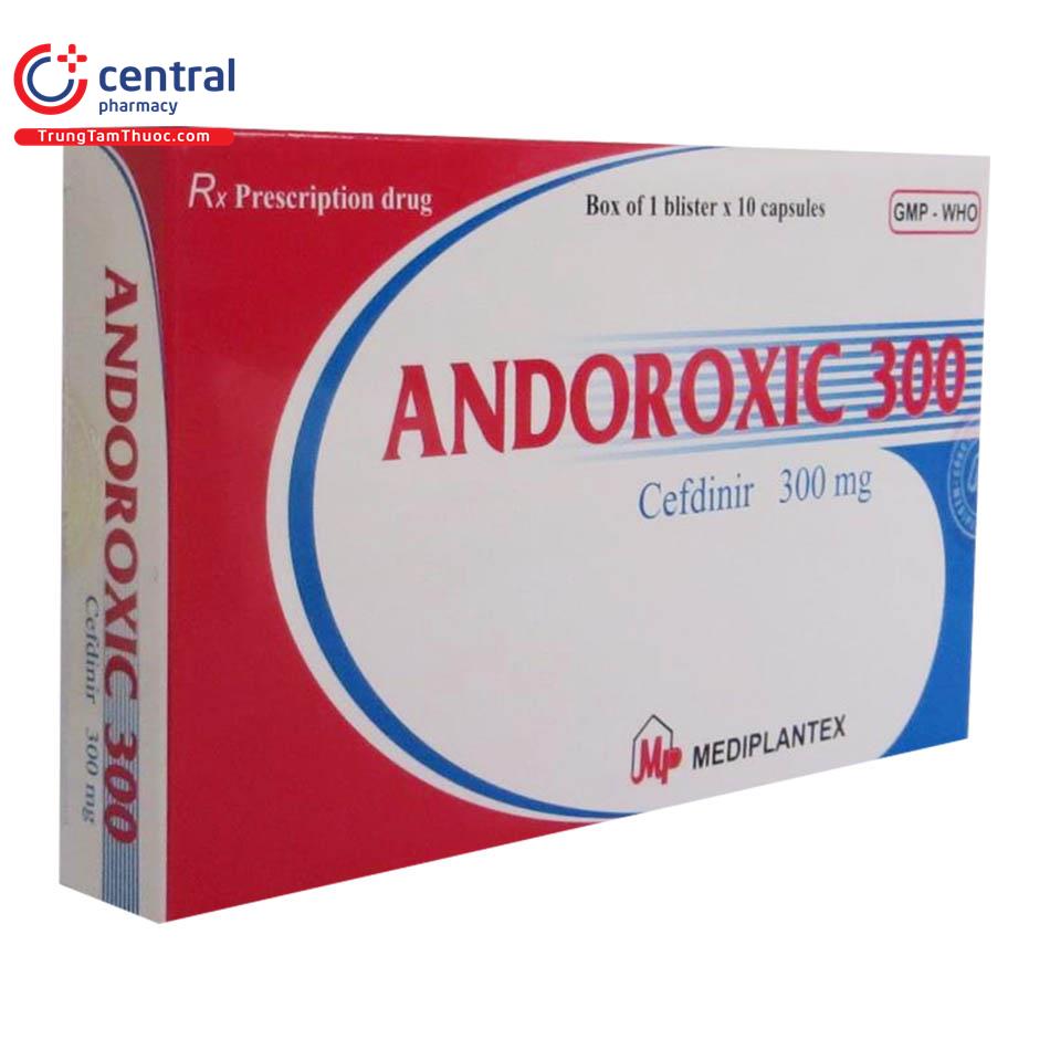 Thuốc Andoroxic 300 điều trị nhiễm khuẩn: liều dùng, cách dùng