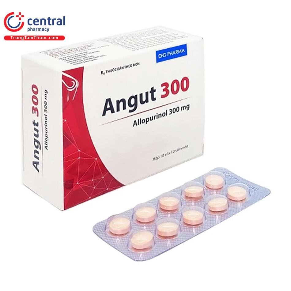 [CHÍNH HÃNG] Thuốc Angut 300 dành cho bệnh Gout mạn tính