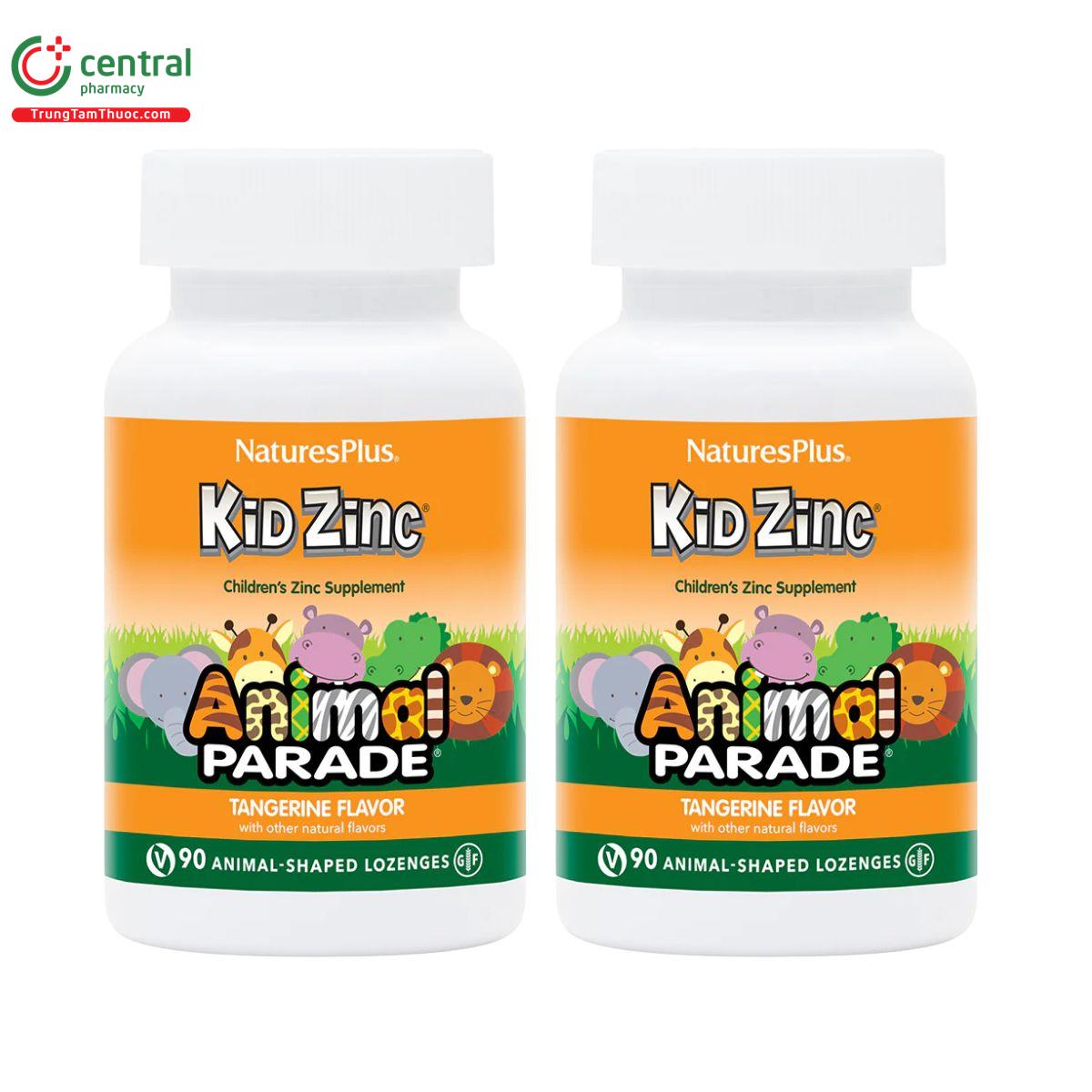 Animal Parade Kid ZinC NaturesPlus giúp tăng cường miễn dịch cho trẻ