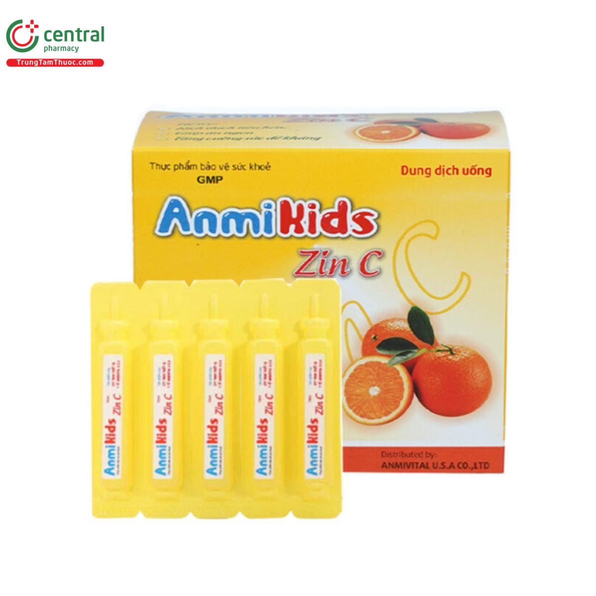 Anmikids Zin C - Bổ sung kẽm và vitamin C, giúp bé ăn ngon, tăng miễn dịch