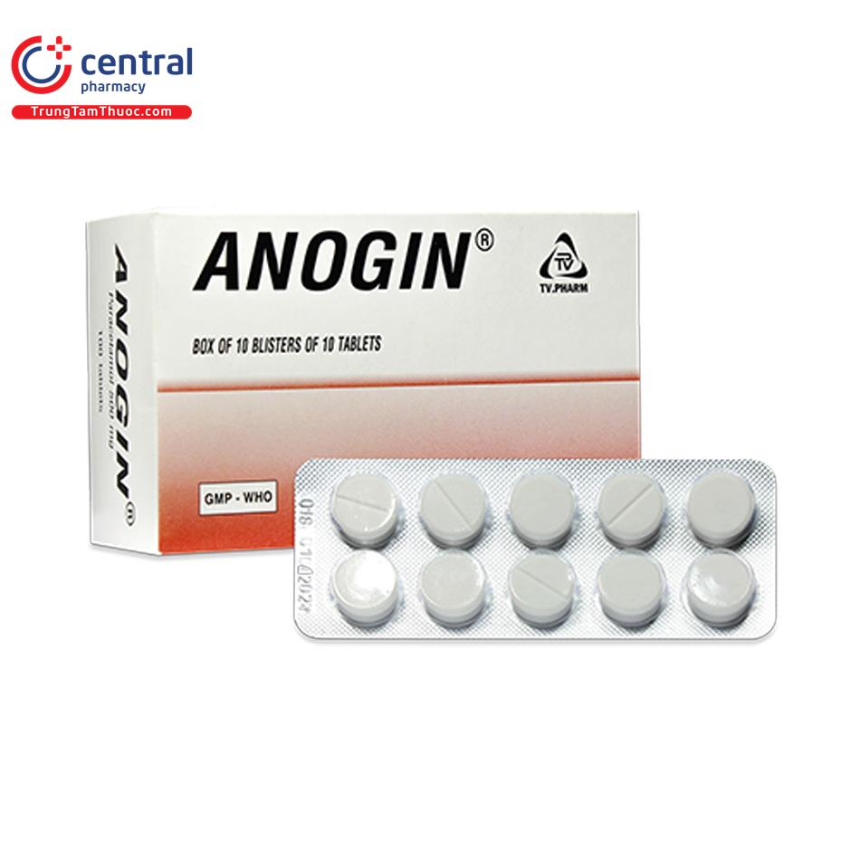 [CHÍNH HÃNG] Thuốc Anogin 325mg - hạ sốt, giảm đau an toàn