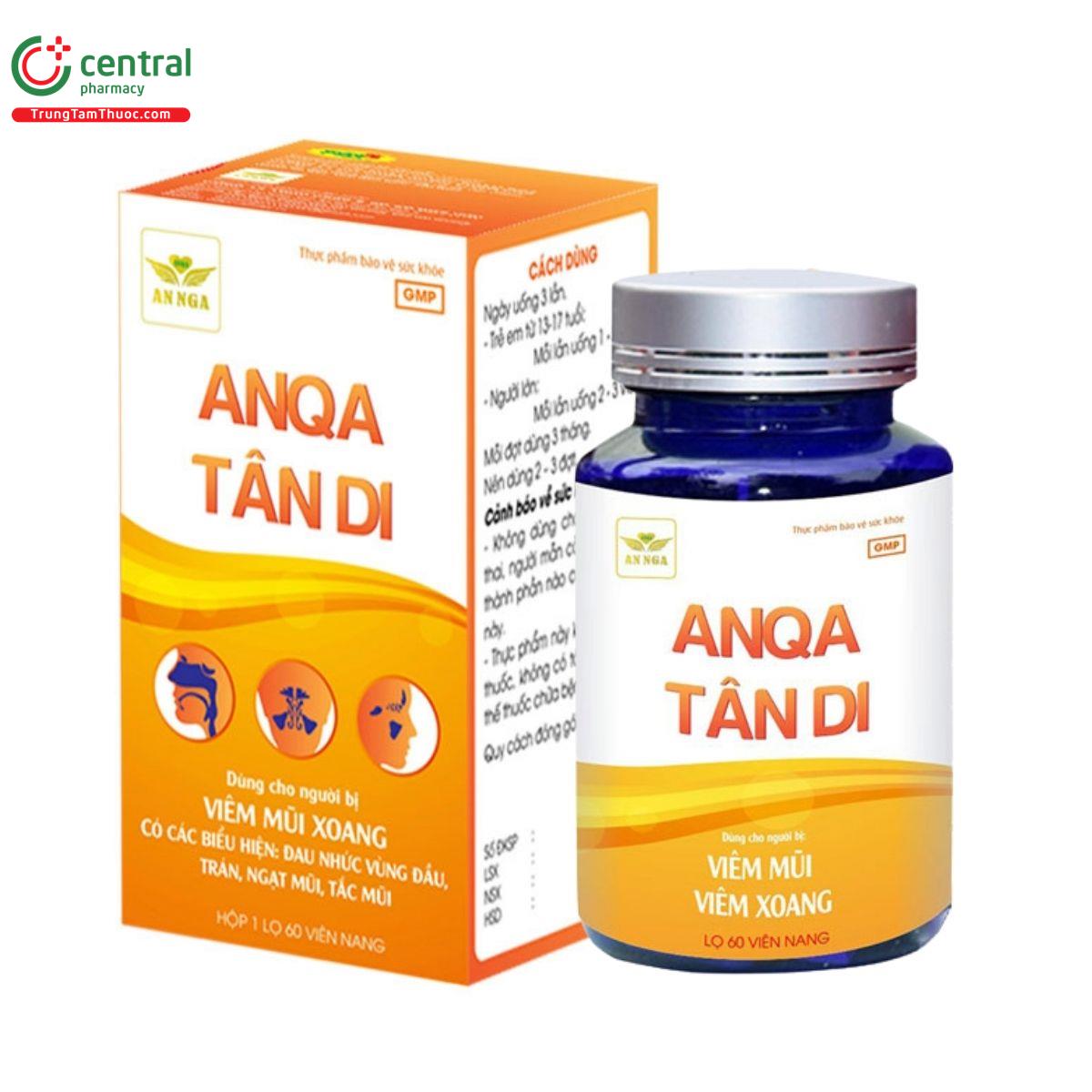 Thuốc ANQA Tân Di hỗ trợ thông mũi xoang, giảm nghẹt mũi, ứ đọng đờm