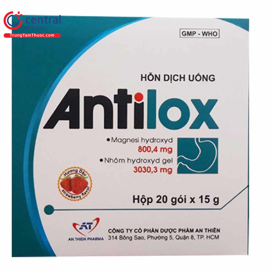 [CHÍNH HÃNG] Thuốc Antilox 15g giảm cơn đau dạ dày nhanh chóng nhất