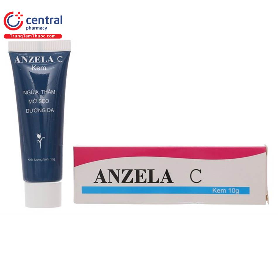 Thuốc Anzela C 10g trị sẹo, mờ thâm, mờ nám da và tàn nhang hiệu quả