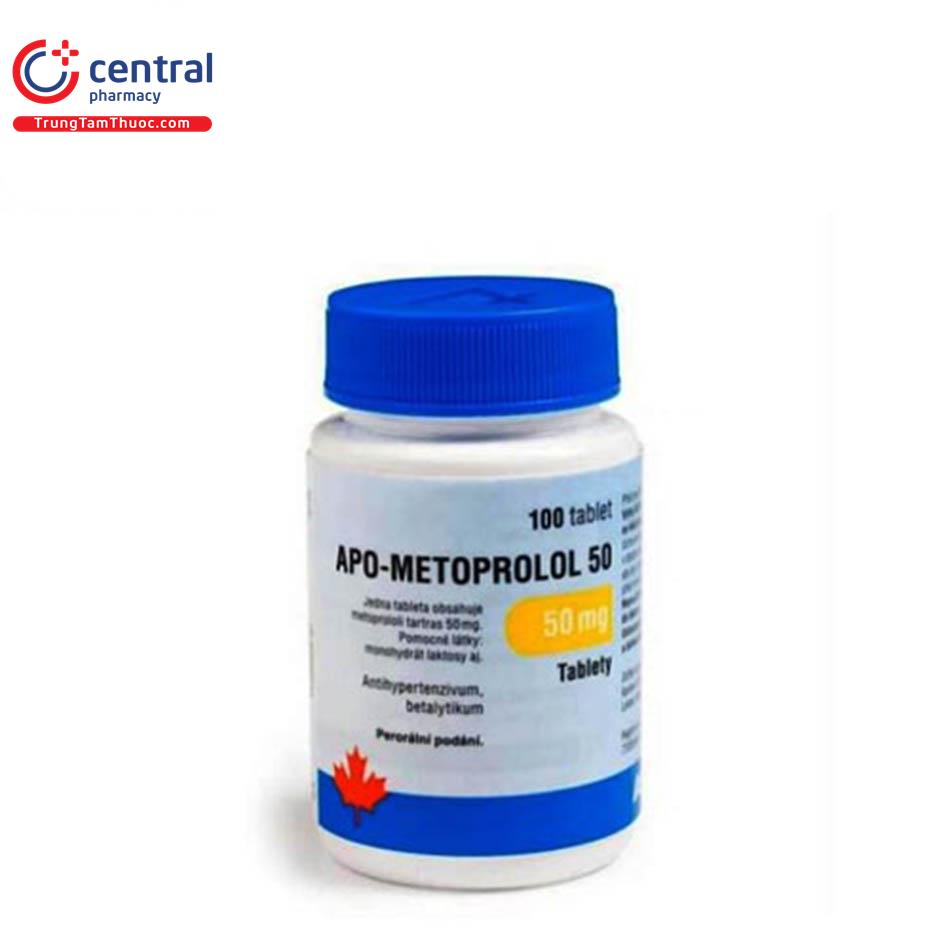 Thuốc Apo - Metoprolol 50mg: Công dụng, cách dùng và giá bán