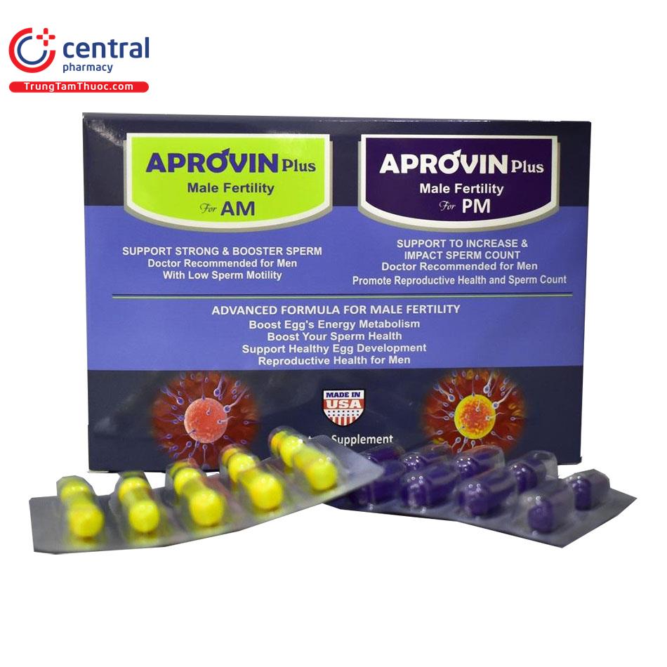 [CHÍNH HÃNG] Thuốc Aprovin Plus tăng chất lượng tinh trùng