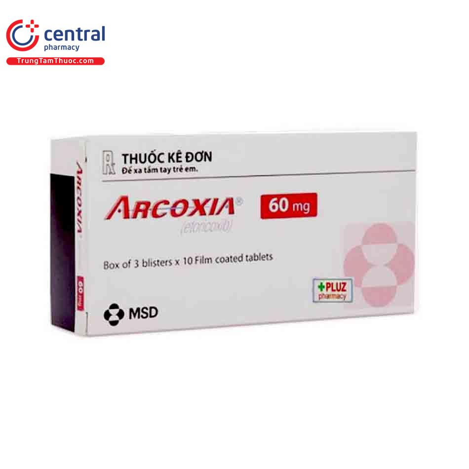 Thuốc Arcoxia 60mg MSD - Thuốc điều trị viêm xương khớp hiệu quả