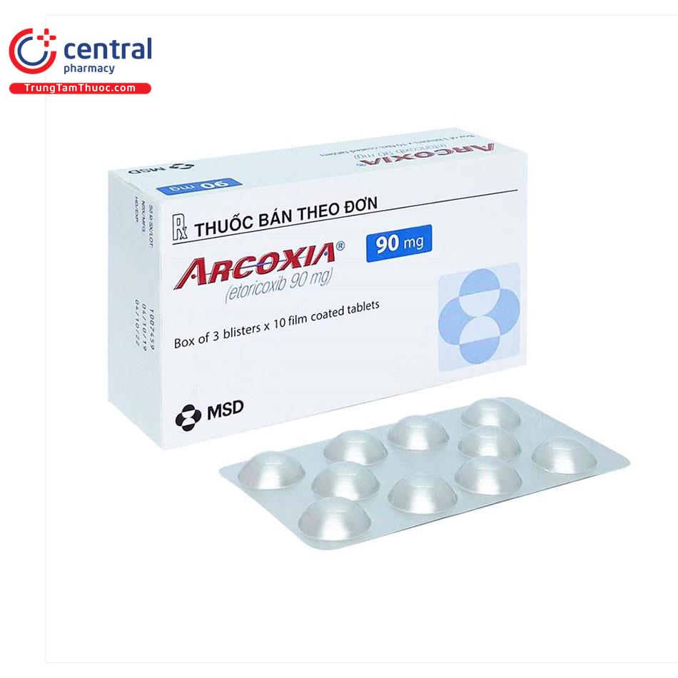 Thuốc Arcoxia 90mg MSD - Giải pháp số một điều trị đau do viêm khớp