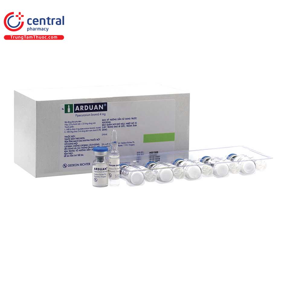 [CHÍNH HÃNG] Thuốc Arduan 4mg - Thuốc có tác dụng gây tê, gây mê