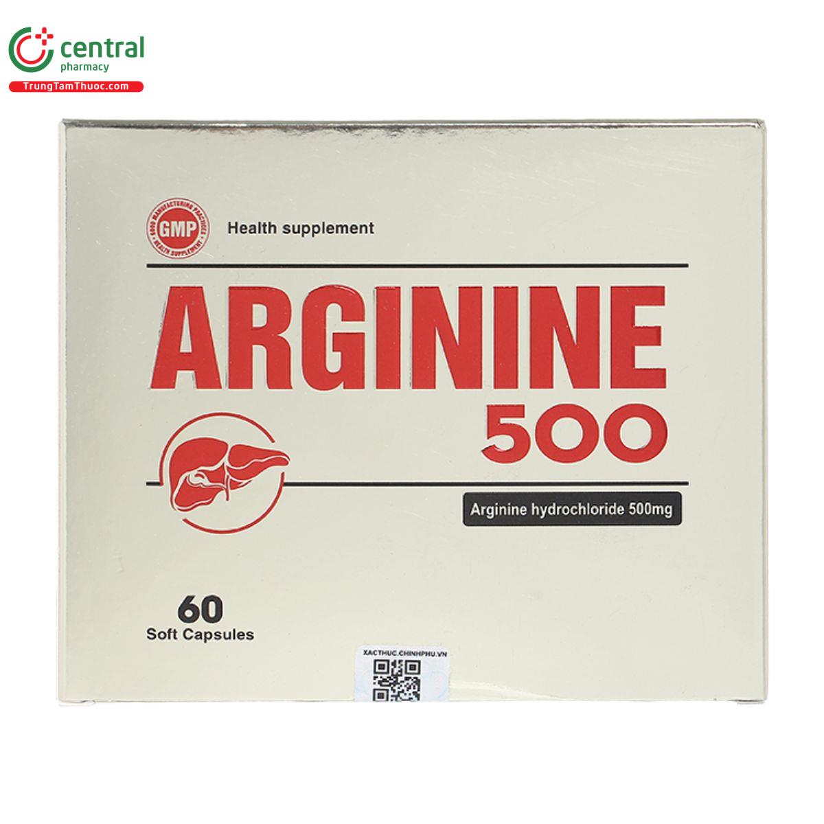 Thuốc Arginine 500 Gia Nguyễn có tác dụng bảo vệ tế bào gan, bổ gan