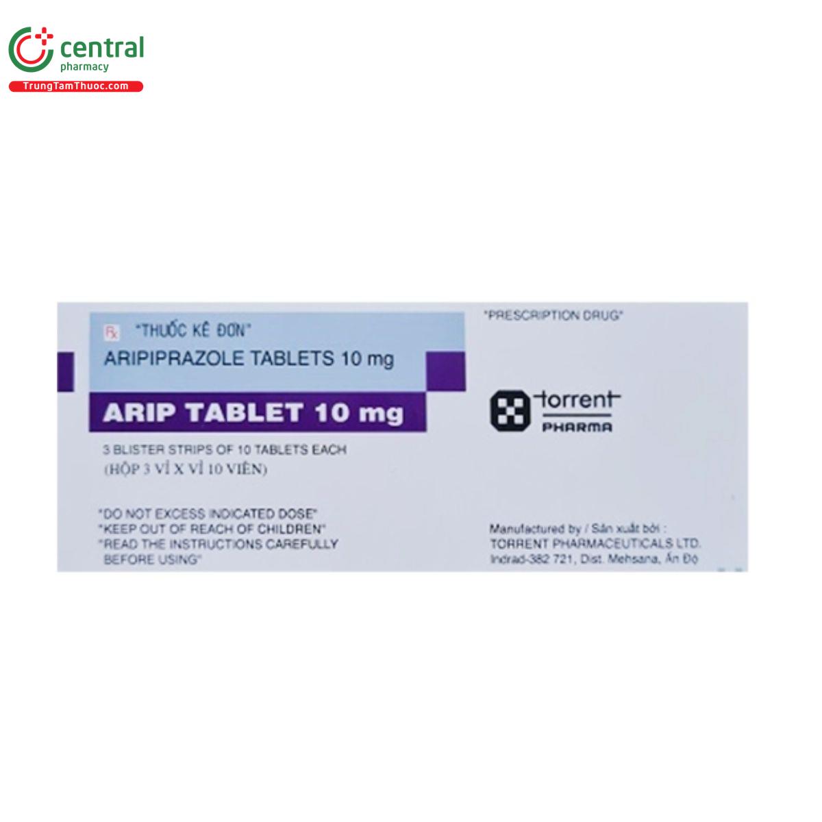 Thuốc Arip Tablet 10mg - giải pháp hiệu quả cho bệnh lý tâm thần