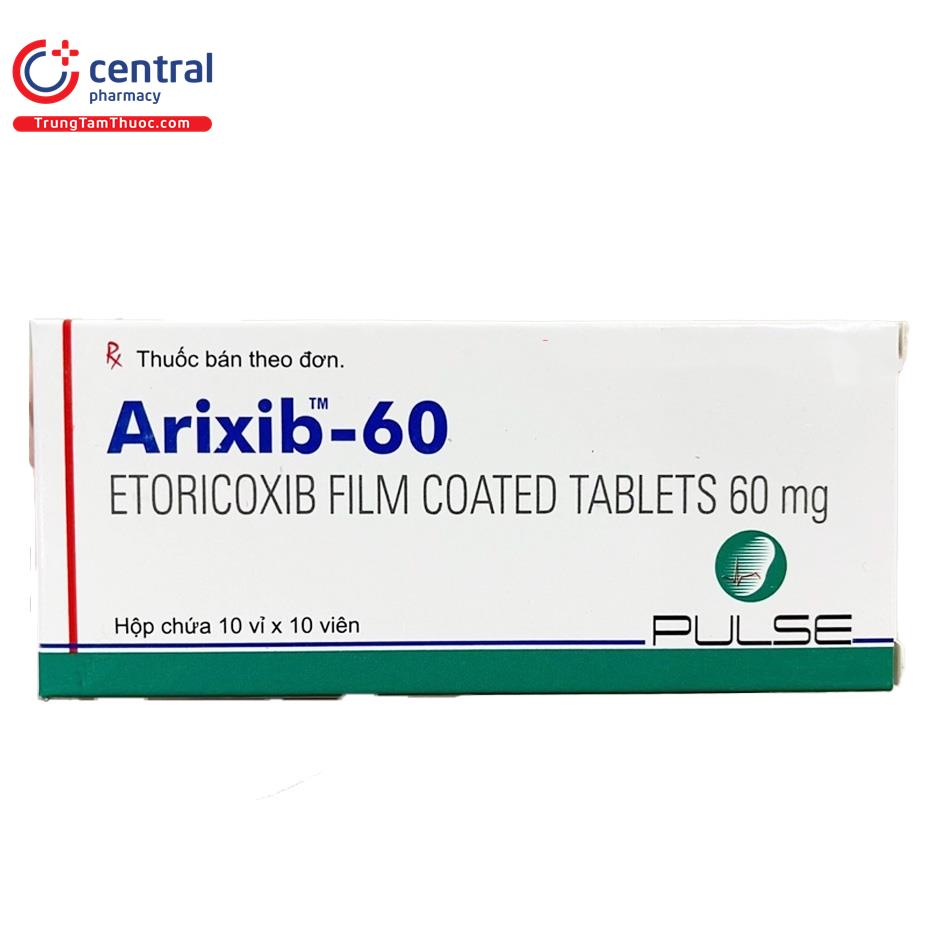 [CHÍNH HÃNG] Thuốc Arixib-60 chống viêm điều trị thấp khớp