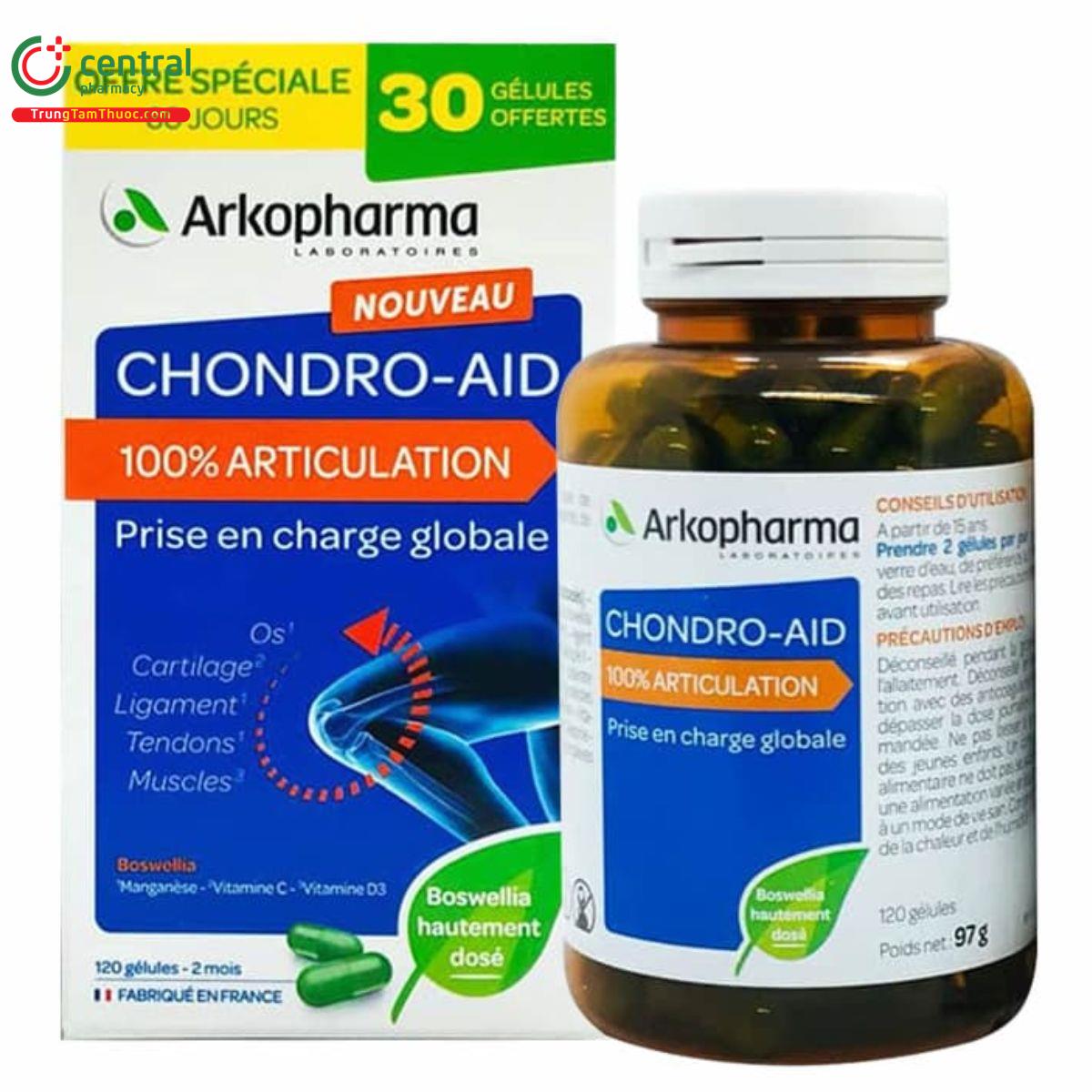 Arkopharma Chondro-aid 100% Articulation là thuốc gì? Cách sử dụng
