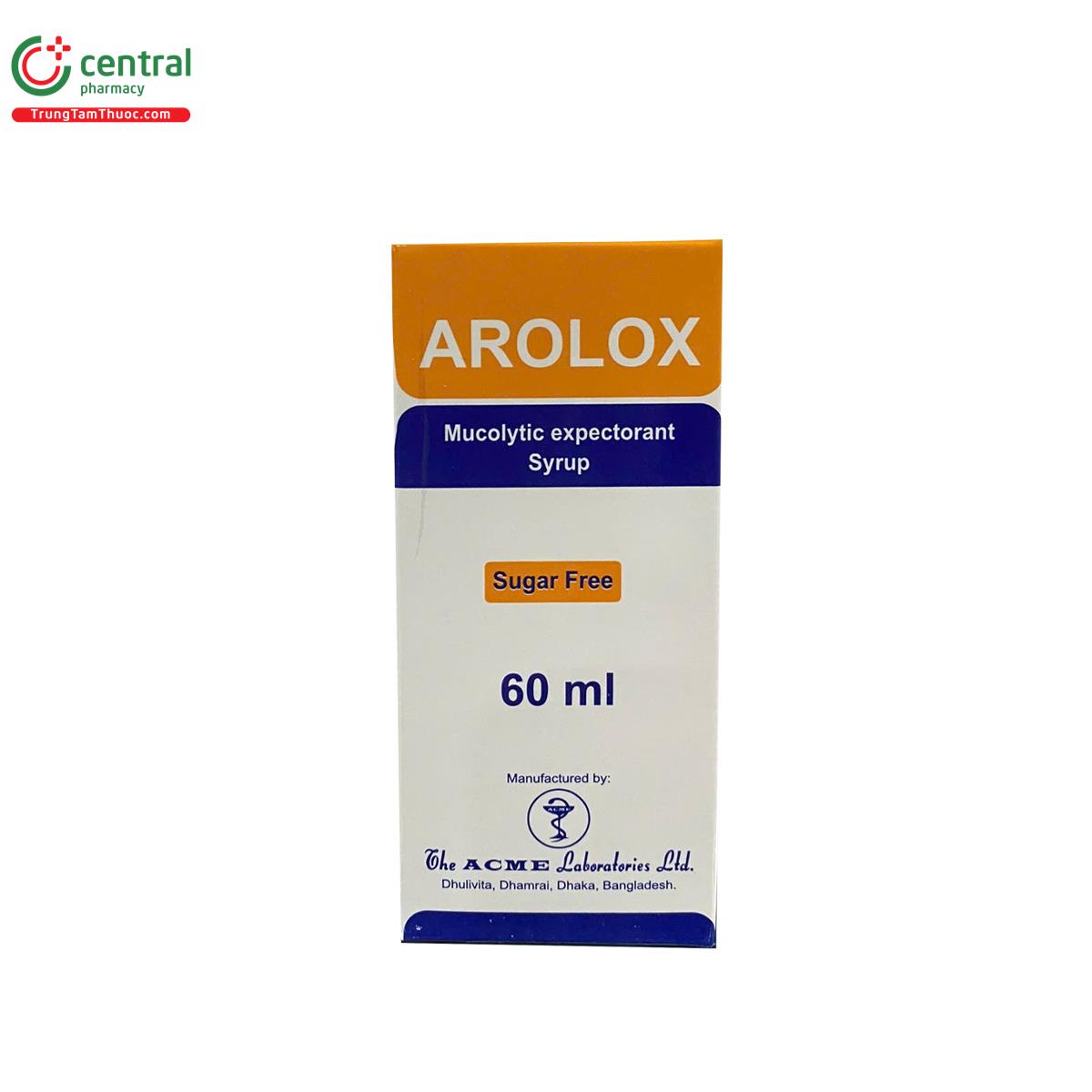 [CHÍNH HÃNG] Thuốc Arolox - giảm ho, long đờm hiệu quả