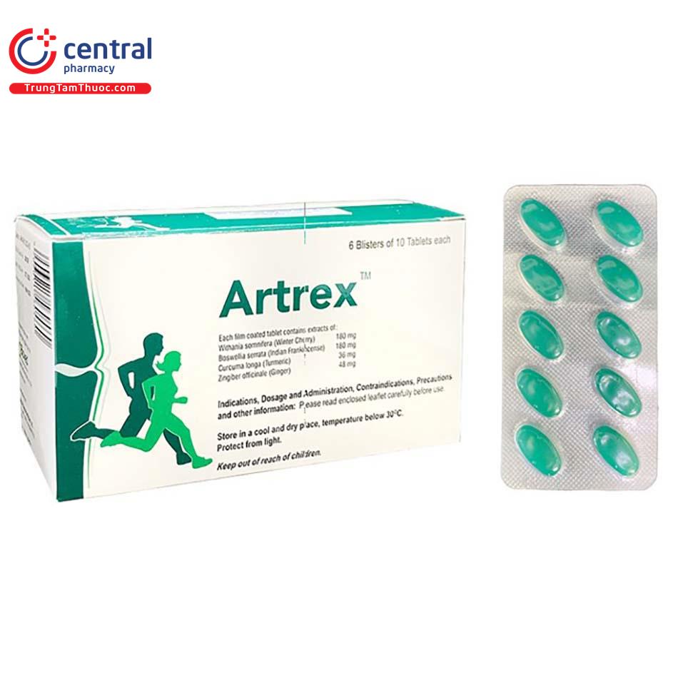 Thuốc Artrex - Thuốc trị viêm đau xương khớp từ thảo dược