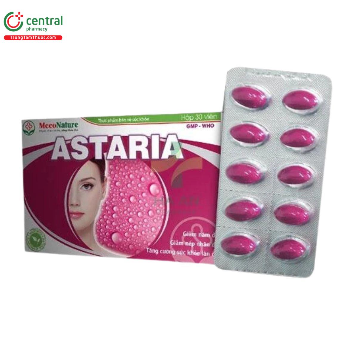 Thuốc Astaria ngăn ngừa lão hóa da, giảm nám sạm, dưỡng da sáng mịn