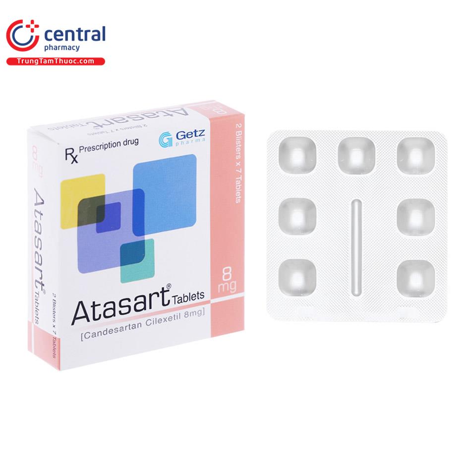 [CHÍNH HÃNG] Thuốc Atasart Tablets 8mg - Hạ huyết áp nhanh chóng