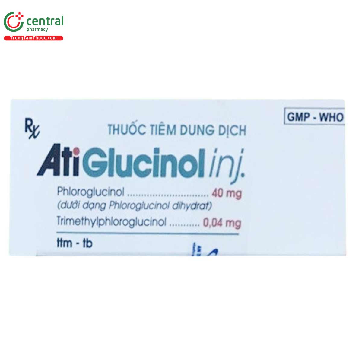 Thuốc AtiGlucinol inj điều trị giảm đau do co thắt trong rối loạn tiêu hoá