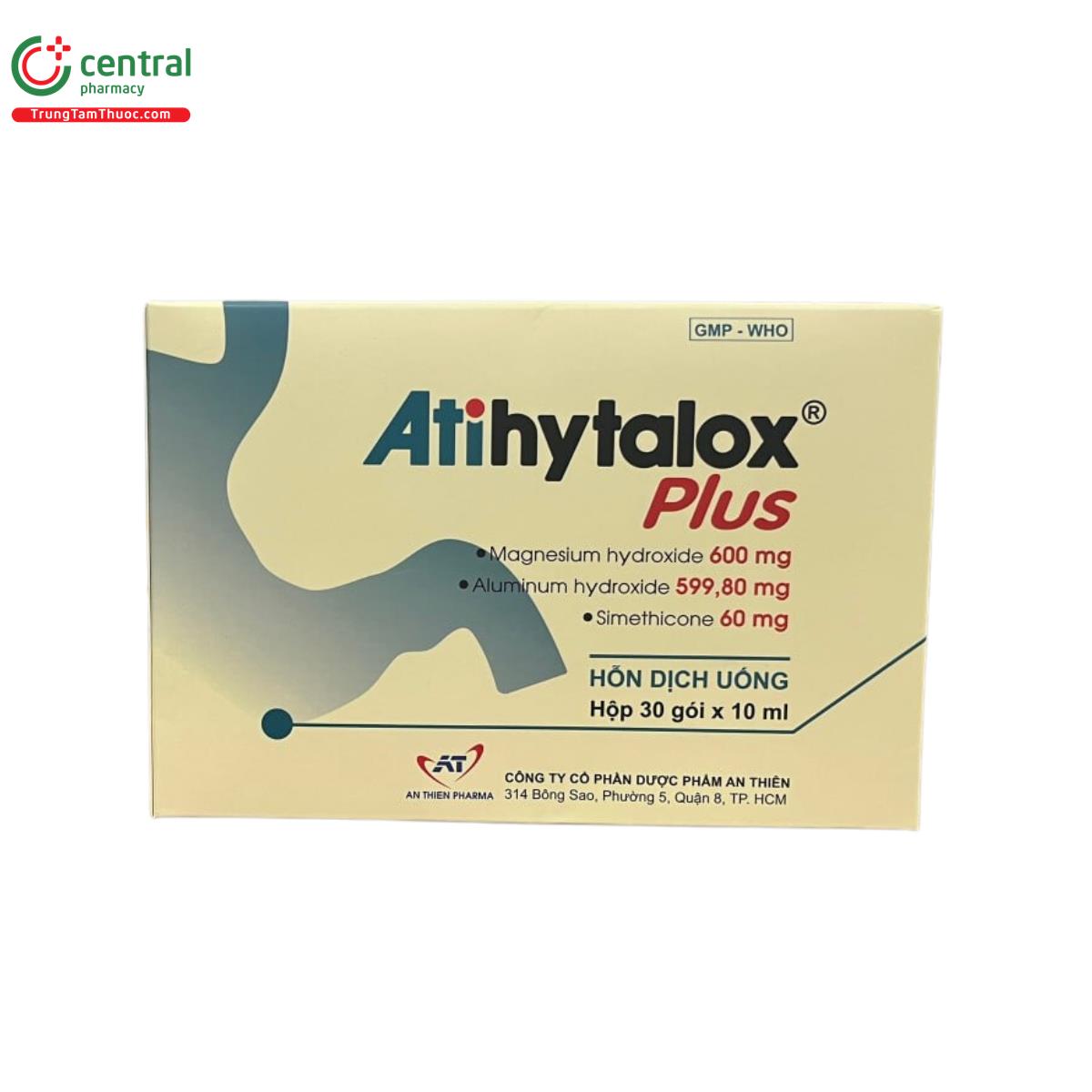 Thuốc Atihytalox Plus giải pháp điều trị hội chứng dạ dày kích thích