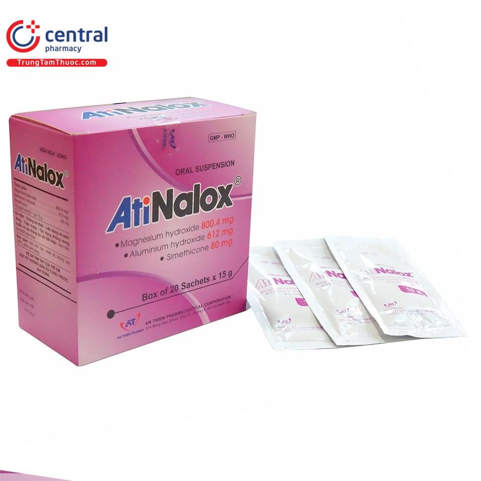 Thuốc AtiNalox điều trị viêm loét dạ dày-tá tràng cấp, mạn tính