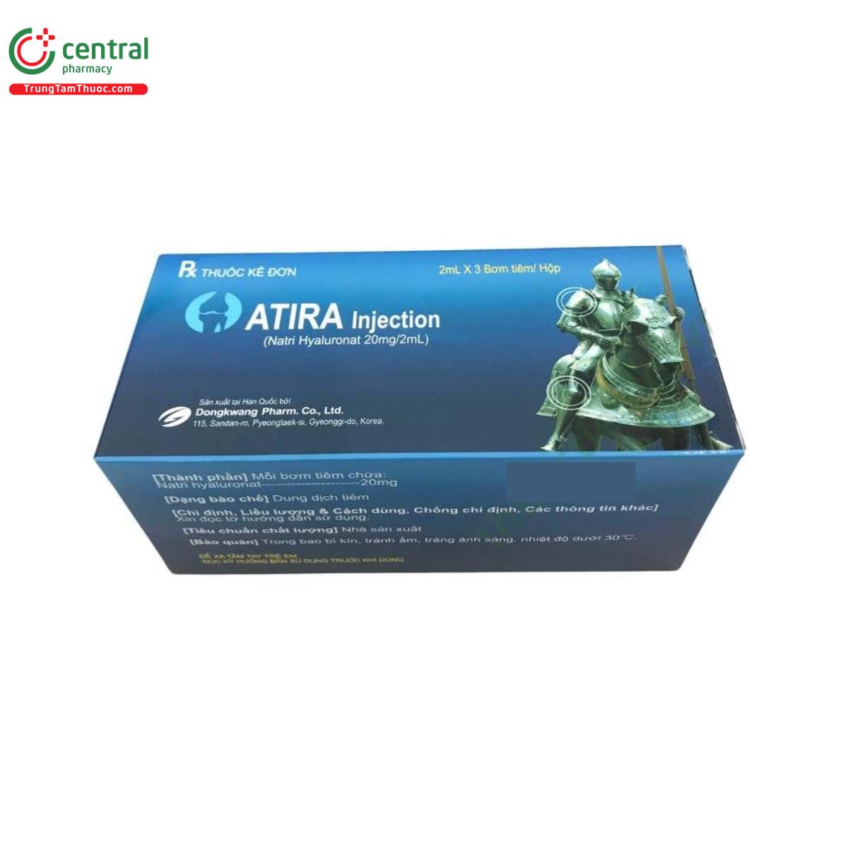 Thuốc Atira Injection 20mg/2ml giảm đau trong viêm xương khớp đầu gối