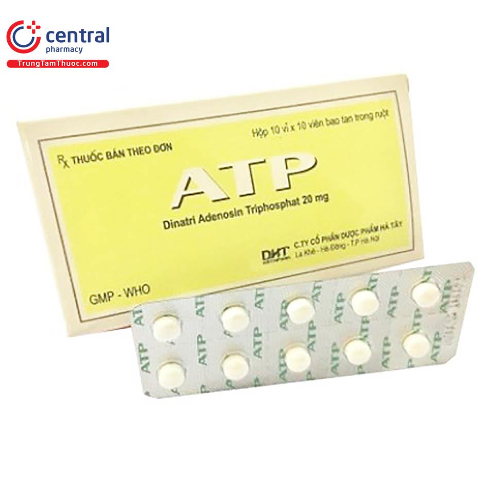 [CHÍNH HÃNG] Thuốc ATP 20mg Hataphar: tác dụng, lưu ý khi sử dụng