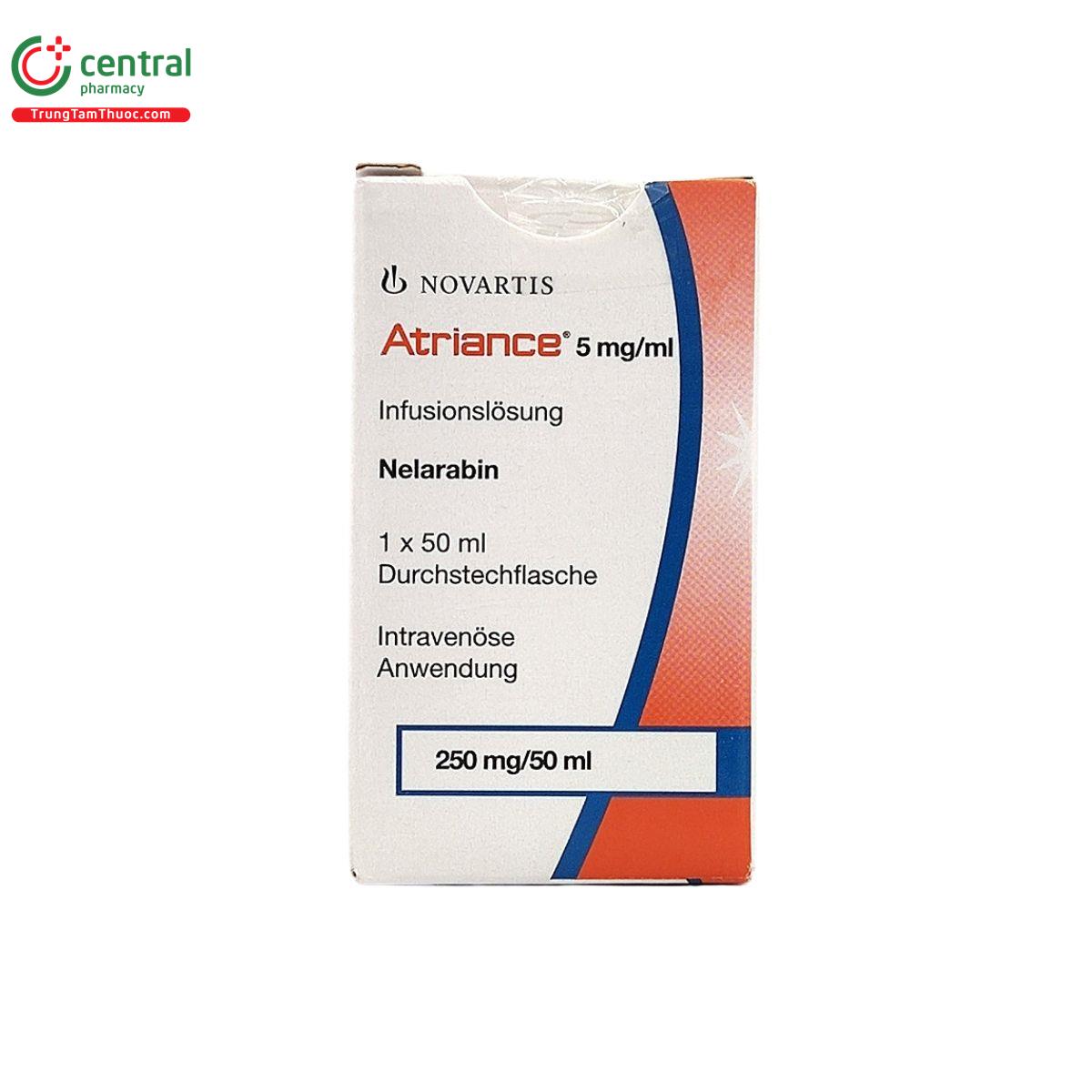 Thuốc Atriance 5mg/ml điều trị ung thư lympho T và bạch cầu cấp mới nhất