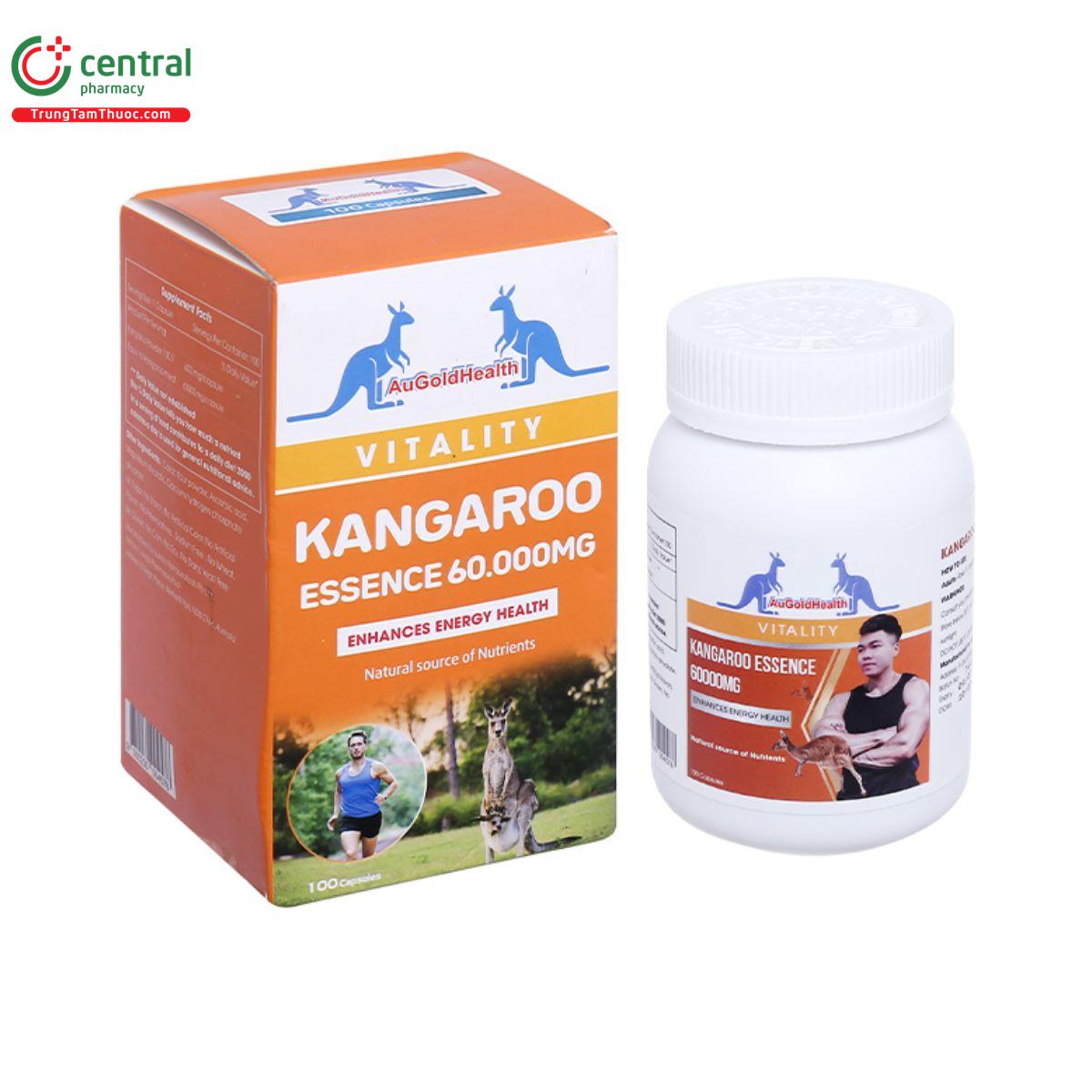 Thuốc AuGoldHealth Kangaroo Essence 60.000mg tăng cường sinh lý nam