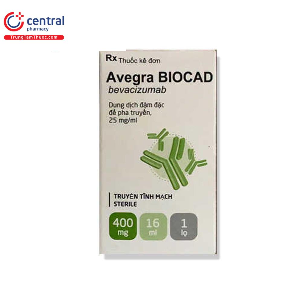 [CHÍNH HÃNG] Avegra Biocad 400mg/16ml - Thuốc điều trị ung thư