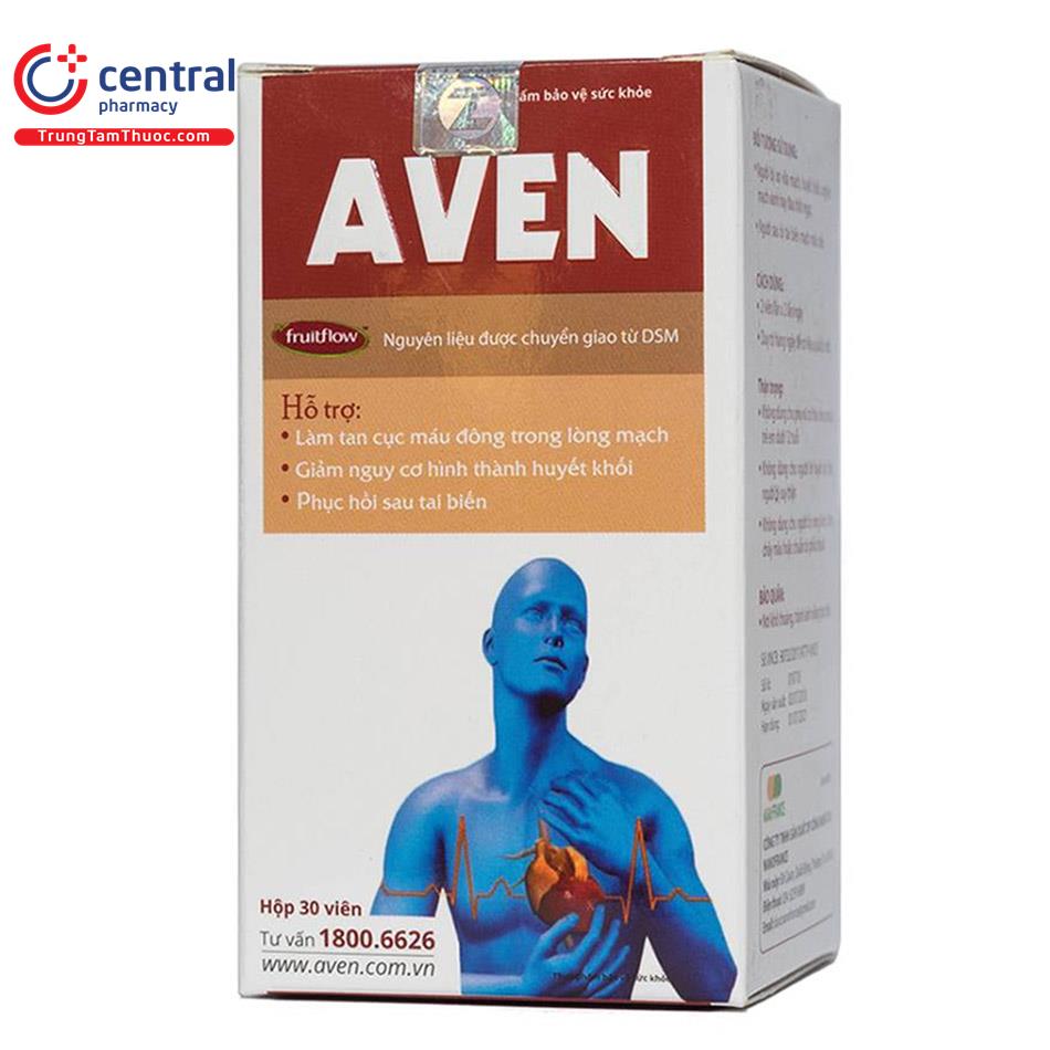 Aven hỗ trợ điều trị xơ vữa động mạch: công dụng, cách dùng