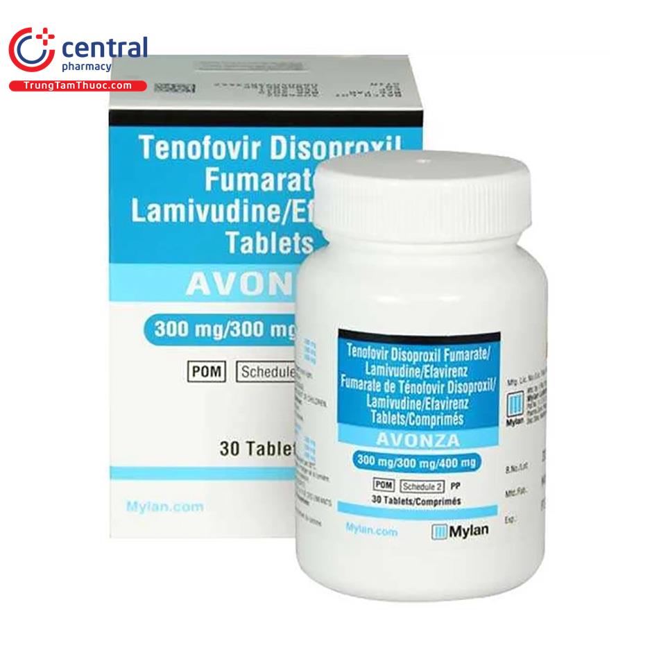 [CHÍNH HÃNG] Thuốc Avonza 300mg/300mg/400mg điều trị nhiễm HIV - 1
