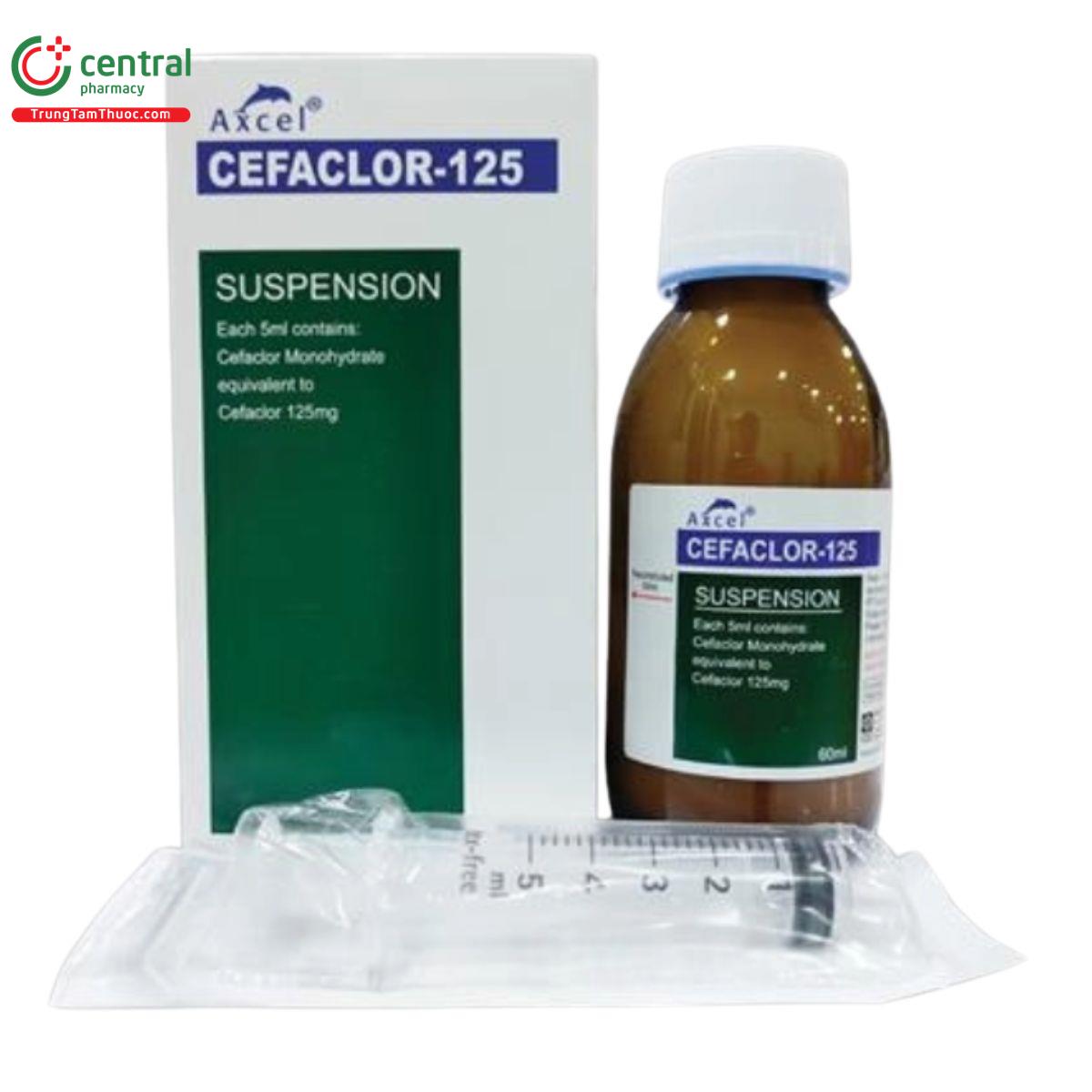 Thuốc Axcel Cefaclor-125 Suspension - Điều trị nhiễm trùng hô hấp