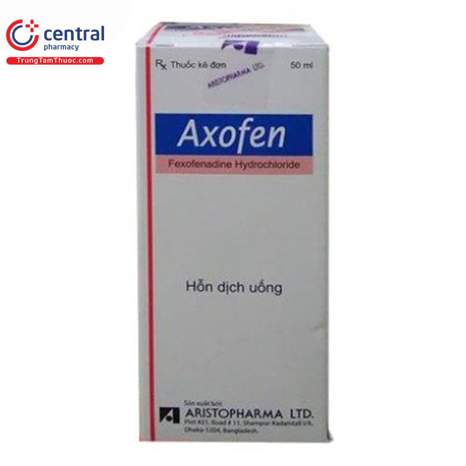 Thuốc Axofen điều trị viêm mũi dị ứng và nổi mề đay