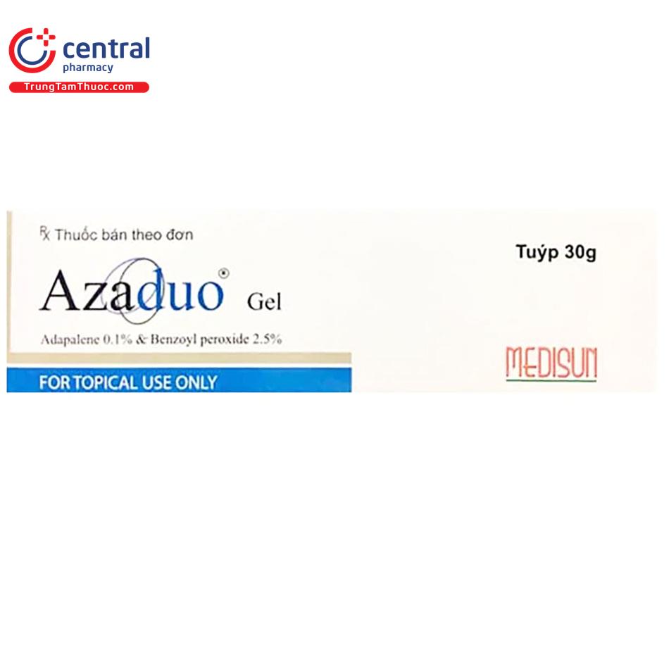 Thuốc Azaduo Gel 30g trị mụn trứng cá: Công dụng và giá bán