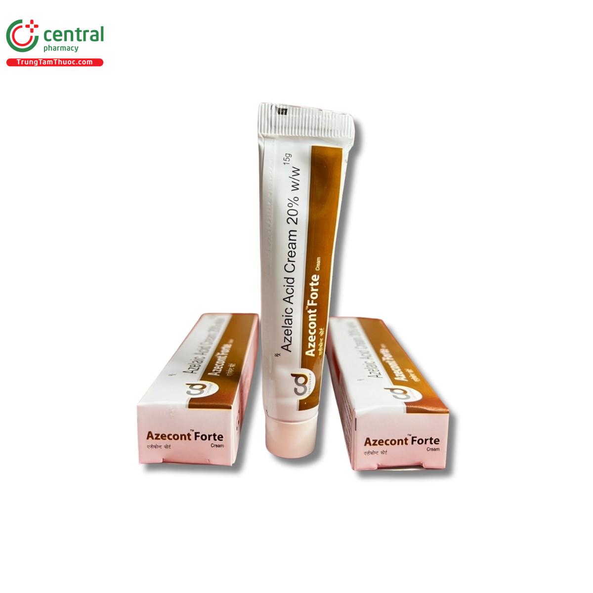 Thuốc Azecont Forte Cream 15g (Azelaic Acid Cream 20%) có tốt không ...
