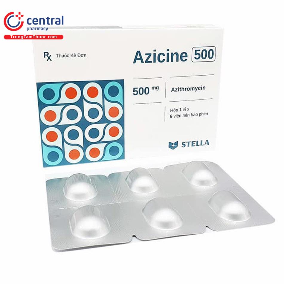 [CHÍNH HÃNG] Thuốc Azicine 500 điều trị nhiễm khuẩn an toàn