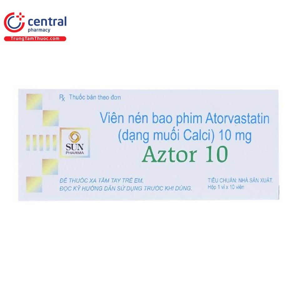 [CHÍNH HÃNG] Thuốc Aztor 10 - Thuốc có tác dụng hạ mỡ máu hiệu quả