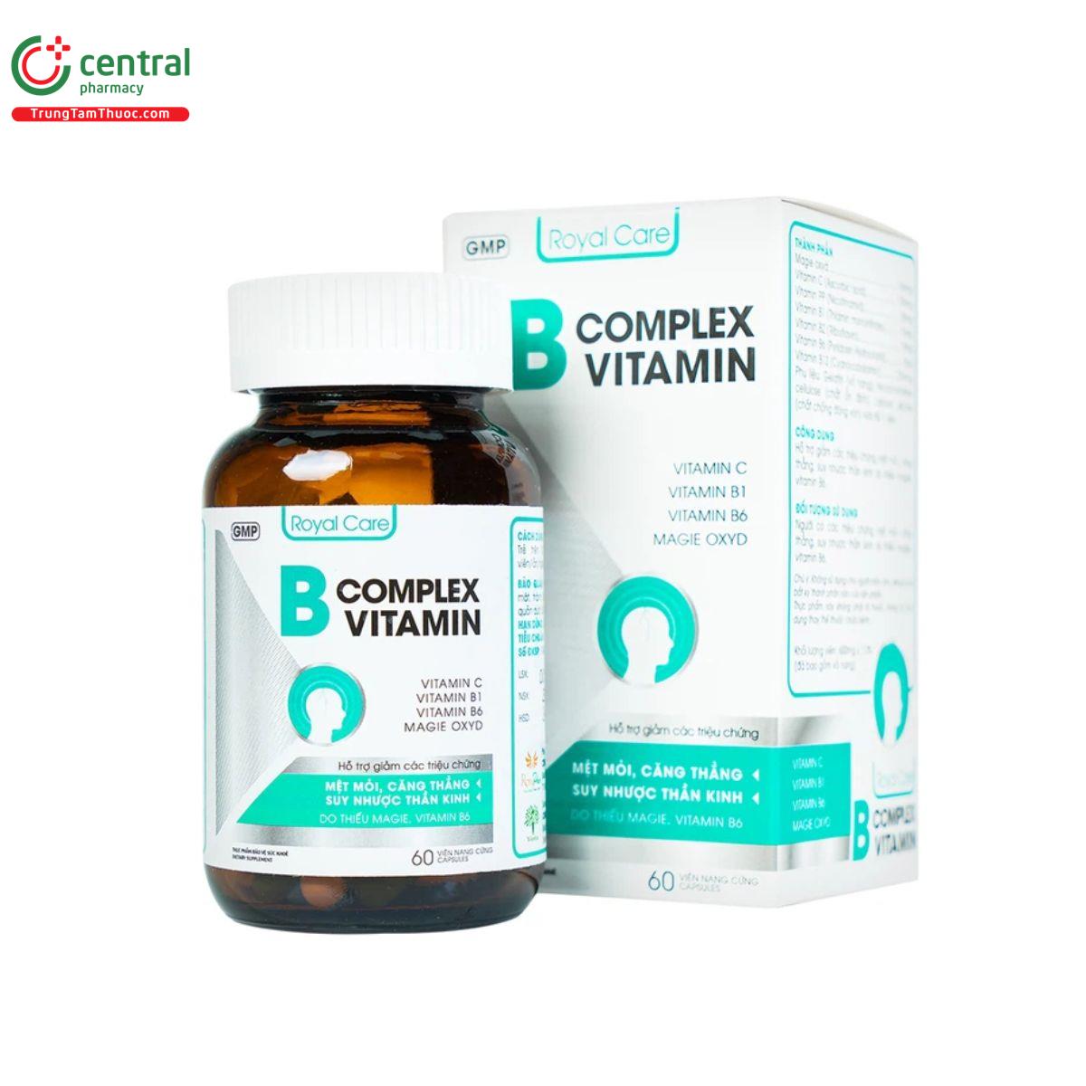 B Complex Vitamin Royal Care tăng cường sức khỏe hệ thần kinh