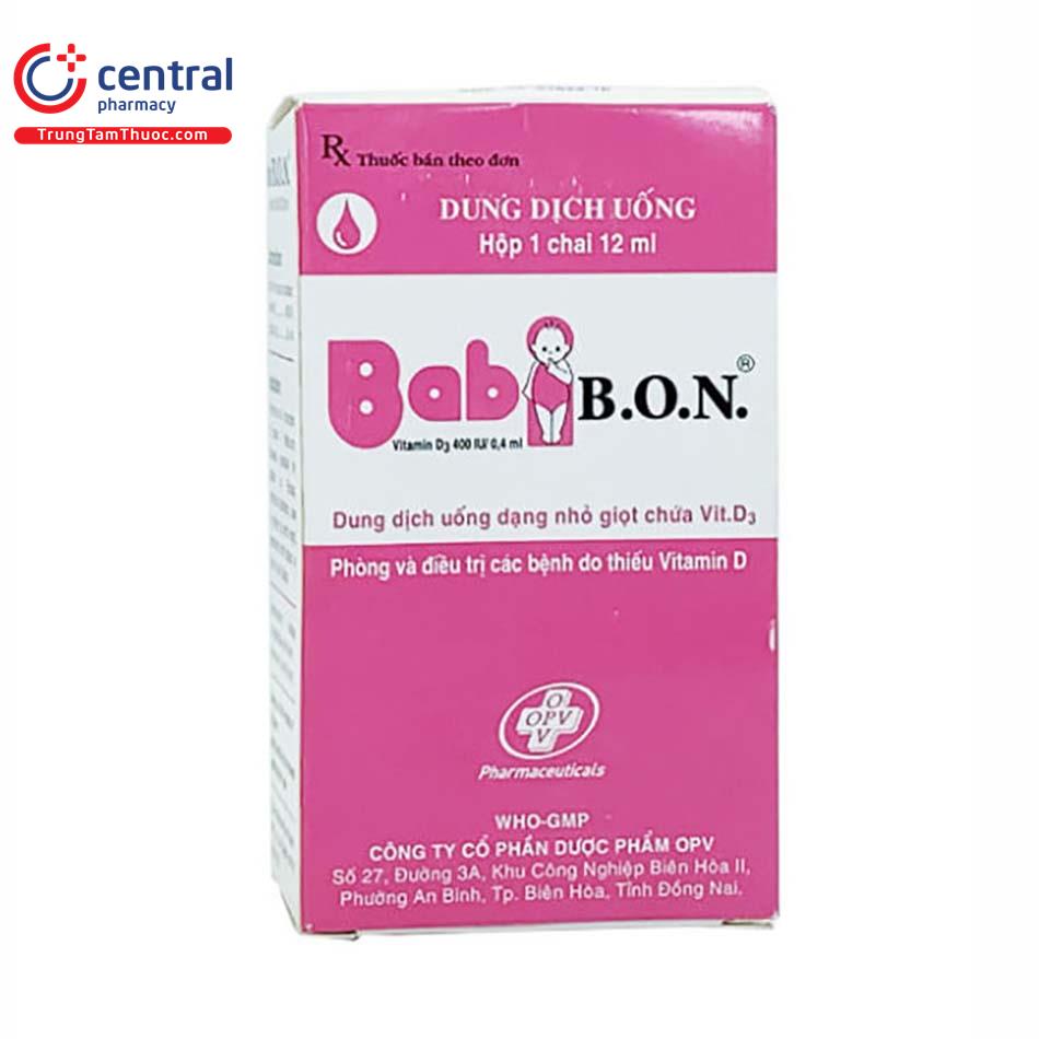 Thuốc Babi B.O.N 12ml - Thuốc cung cấp vitamin D cho cơ thể