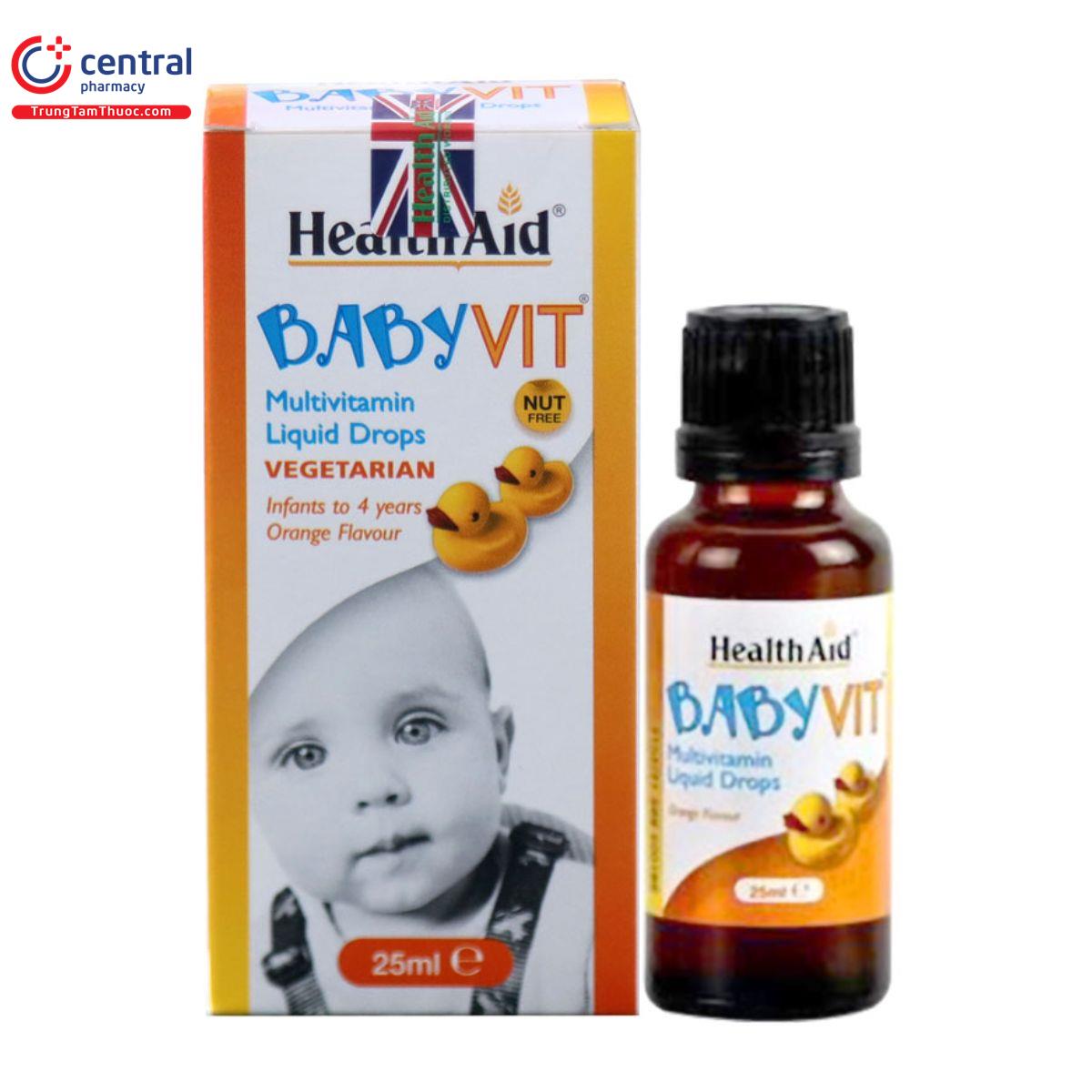 [CHÍNH HÃNG] Thuốc BabyVit Liquid Drops - Bổ sung vi chất cho trẻ em