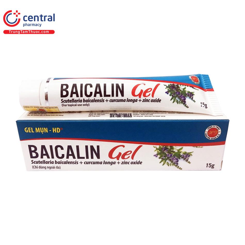 [CHÍNH HÃNG] Thuốc Baicalin Gel - Giảm mụn, trị thâm mụn hiệu quả