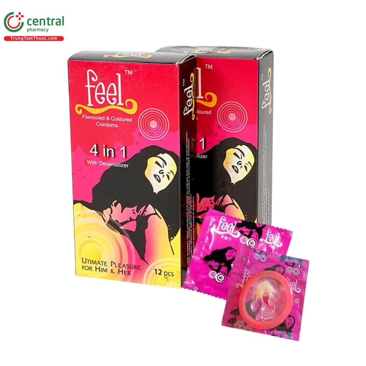 Bao cao su Feel 4 in 1 kéo dài thời gian, thăng hoa trong mỗi cuộc yêu