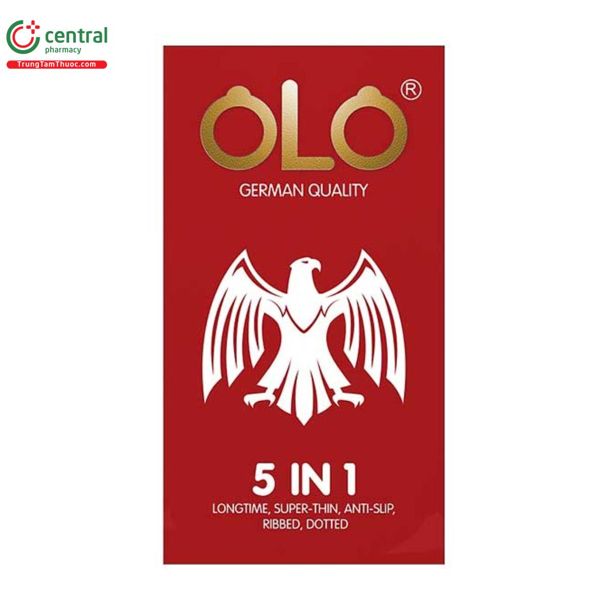 Bao cao su OLO 5 in 1 (hộp 10 chiếc) kéo dài cuộc yêu, tăng khoái cảm