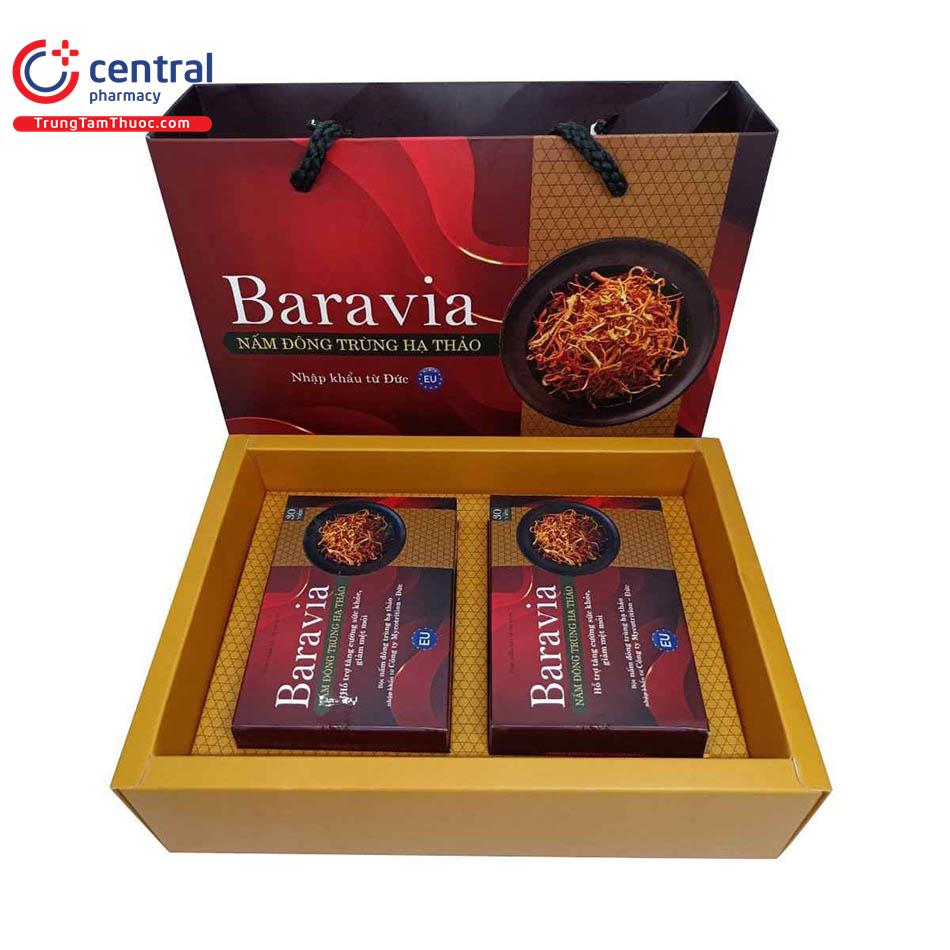 Thuốc Baravia Nấm Đông Trùng Hạ Thảo hỗ trợ giảm mệt mỏi, suy nhược