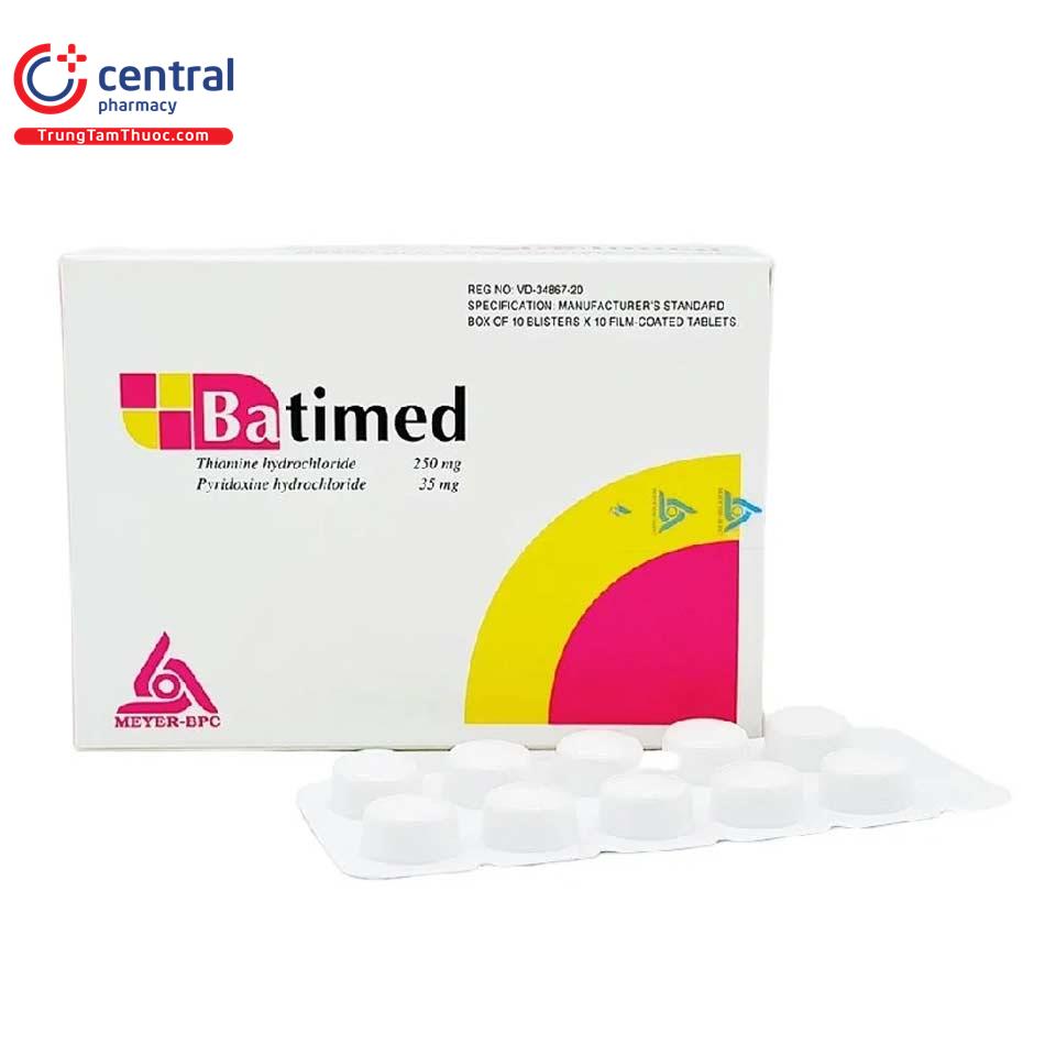 [CHÍNH HÃNG] Batimed điều trị và ngăn ngừa thiếu hụt vitamin nhóm B